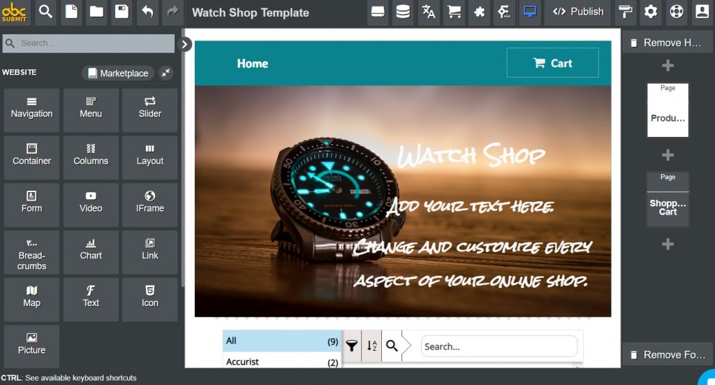 Free website builder editor for your websites – AbcSubmit